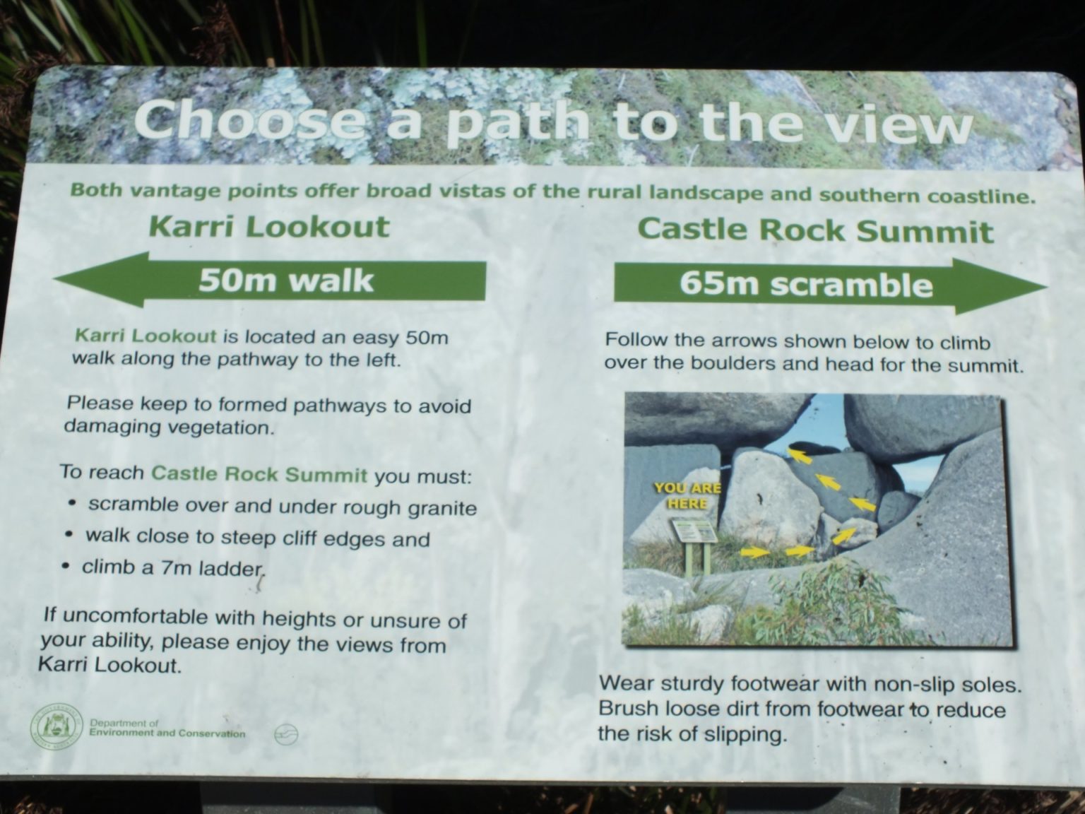 A must do: The Granite Skywalk, Castle Rock, Western Australia - Camps ...