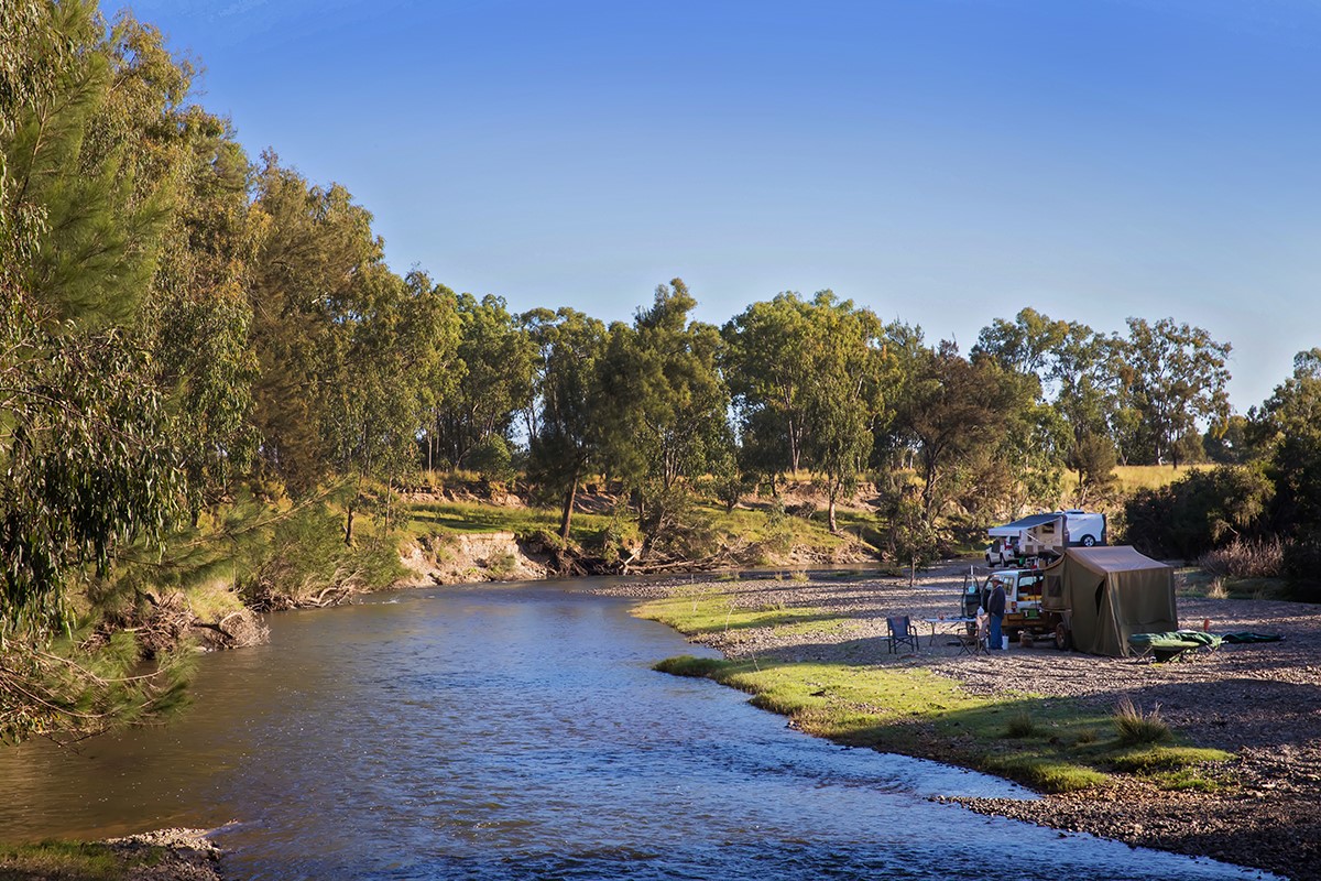 Dumaresq River Free Camp and Queensland Rabbit Works at Texas ...