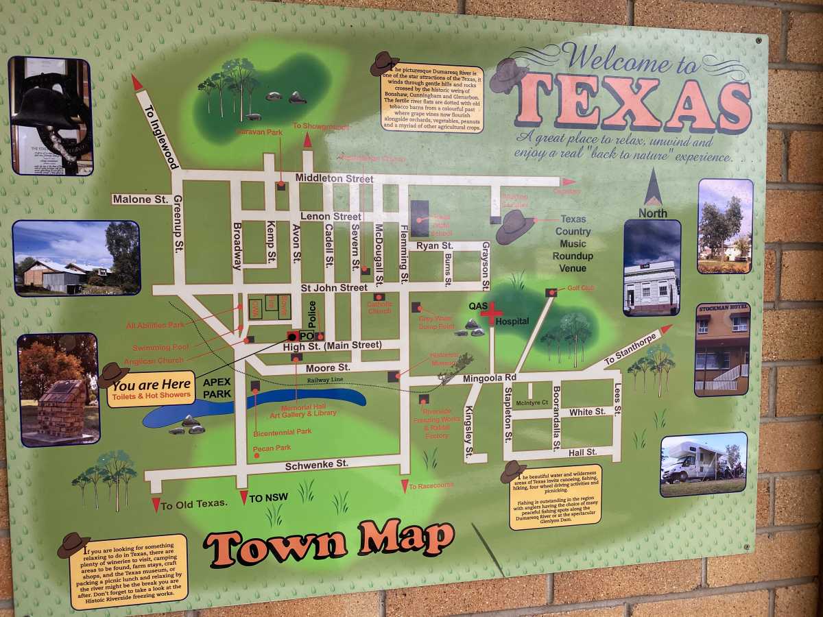 Dumaresq River Free Camp and Queensland Rabbit Works at Texas ...