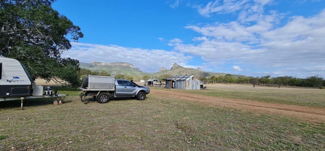 History and views at freedom camp, Mount Britton, Queensland - Camps ...