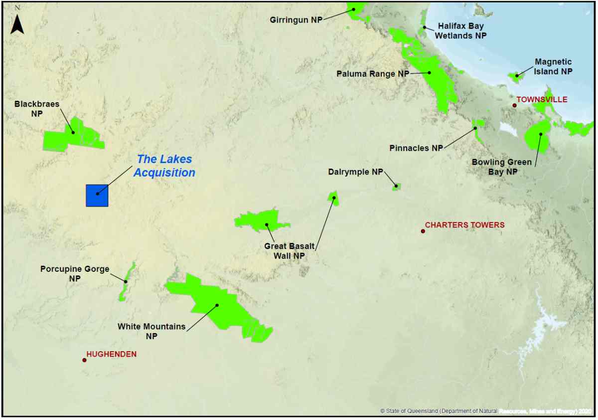 New national park in Queensland called The Lakes - Camps Australia Wide