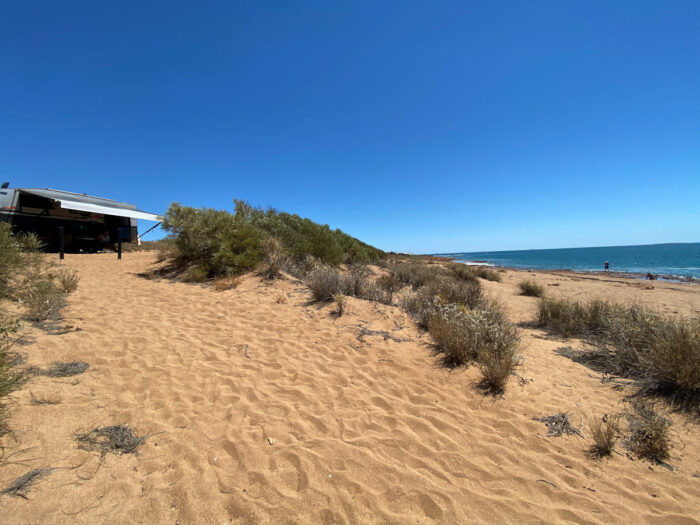 Online booking trial for Gnoorea Point (40 Mile) and Cleaverville Beach ...