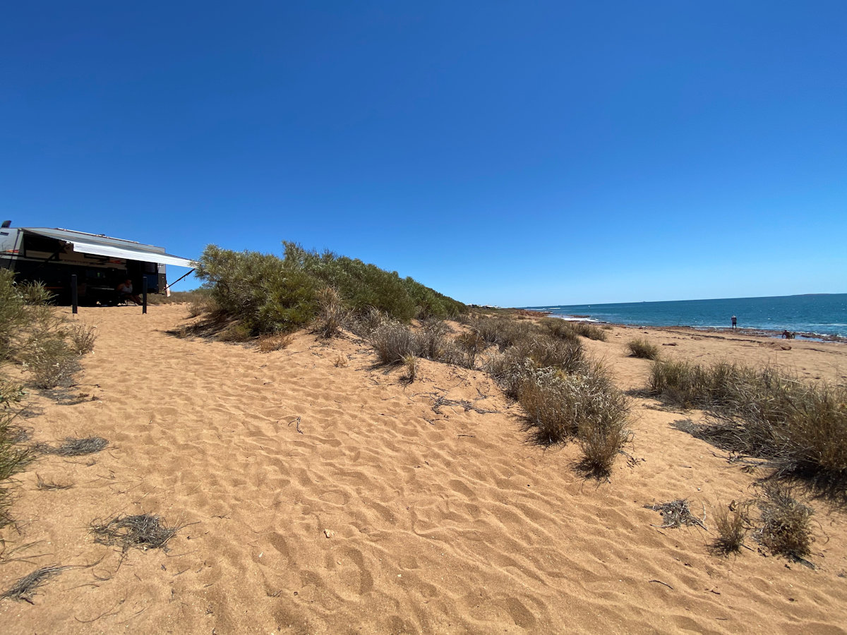 Online booking trial for Gnoorea Point (40 Mile) and Cleaverville Beach ...