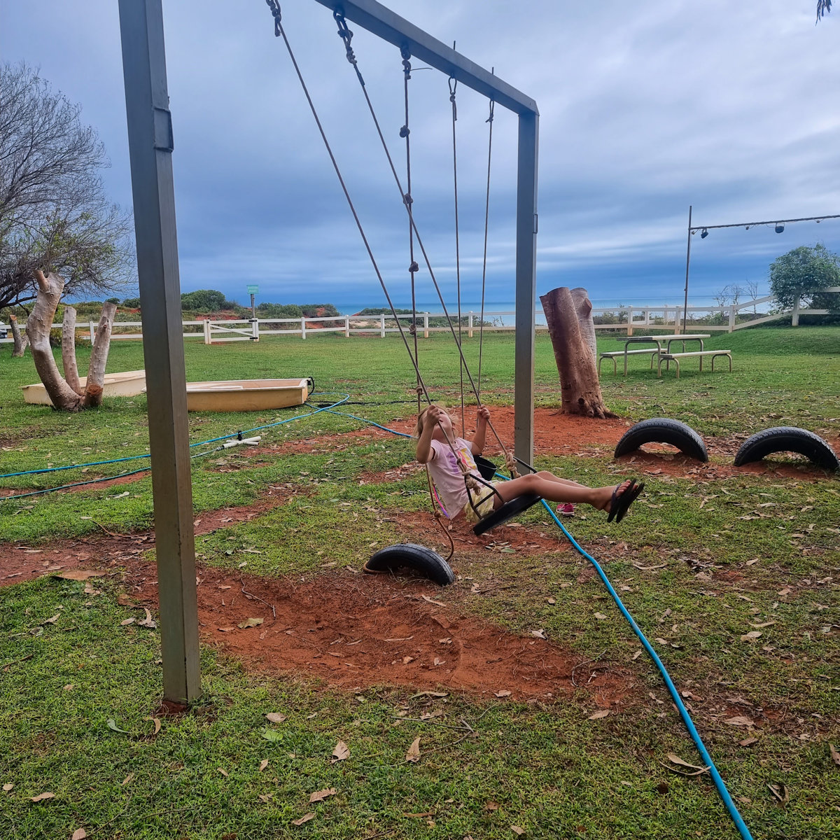 Family fun camping at Barn Hill, Western Australia - Camps Australia Wide
