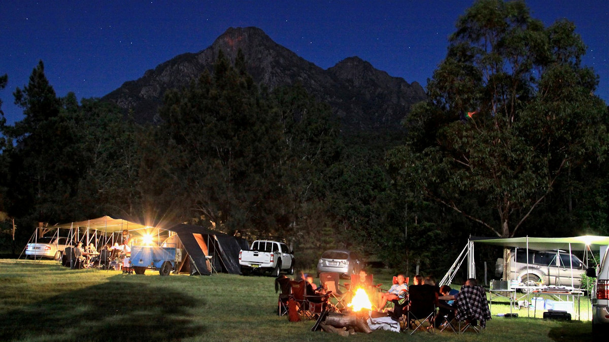 4 camps under Mount Barney, near Rathdowney in the Scenic Rim of ...
