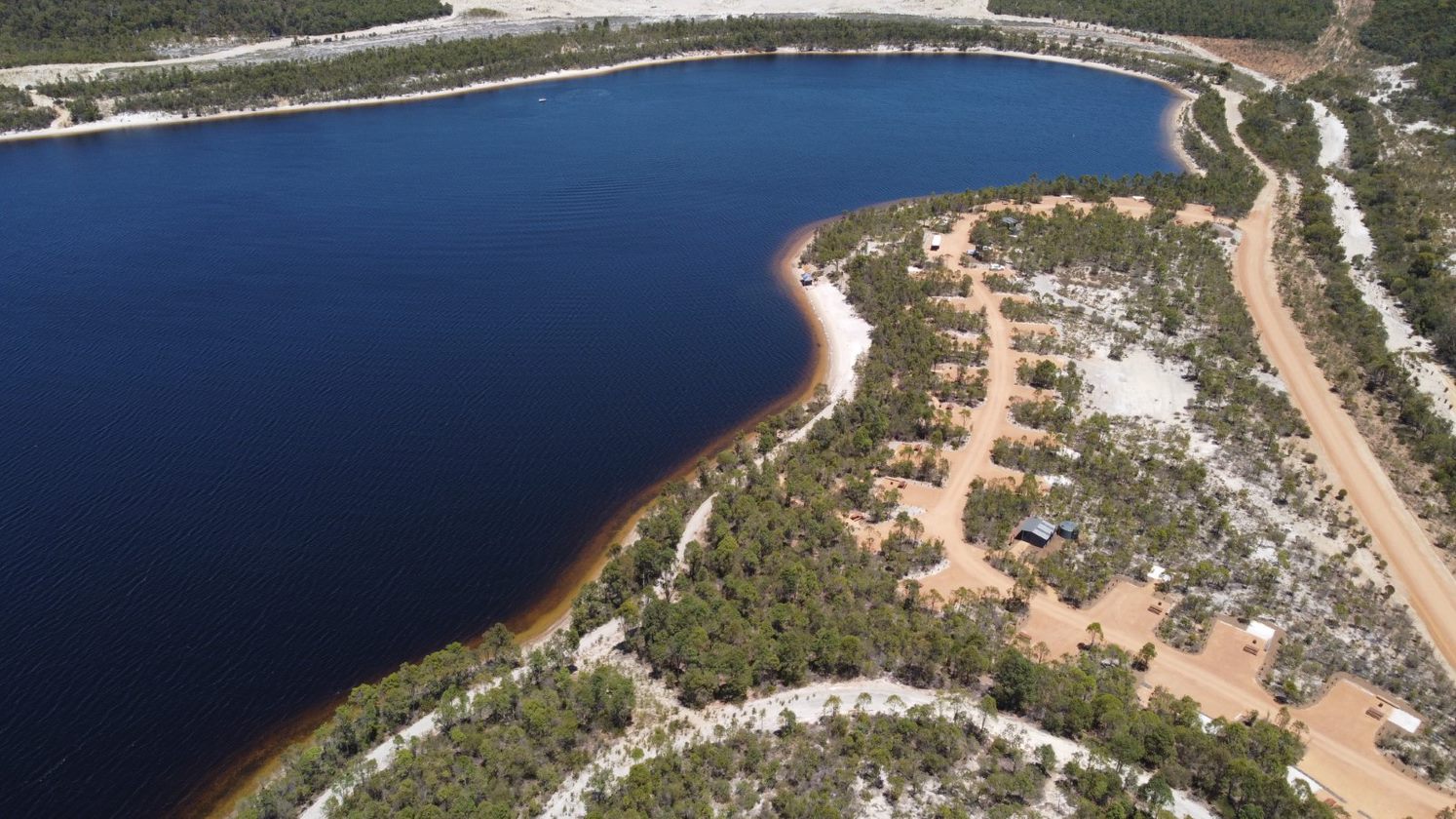 New Campground at Lake Kepwari, Western Australia - Camps Australia Wide
