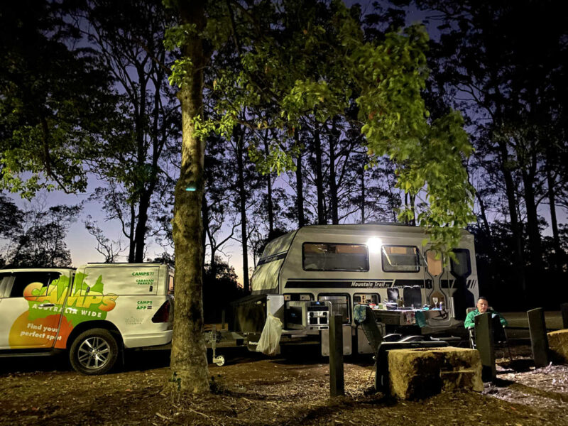A free RV camping stopover with million dollar views: Ravensbourne ...