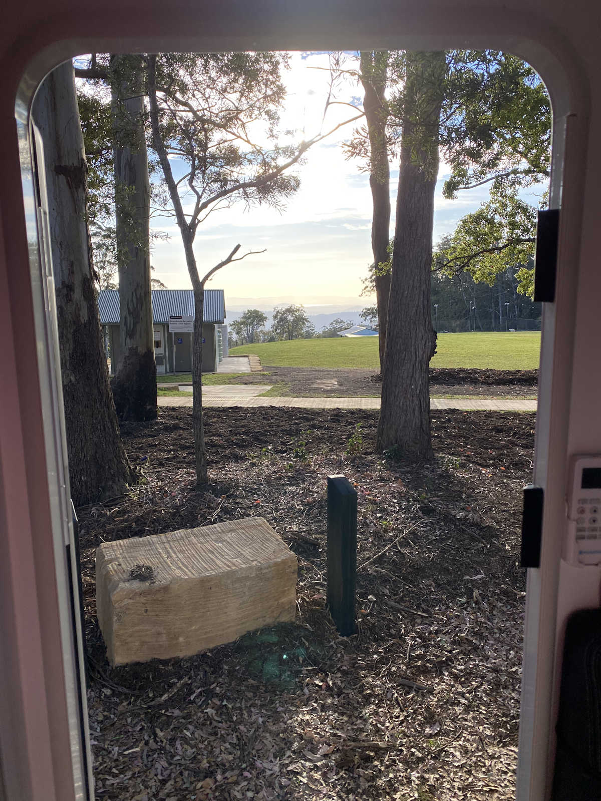 A free RV camping stopover with million dollar views: Ravensbourne ...