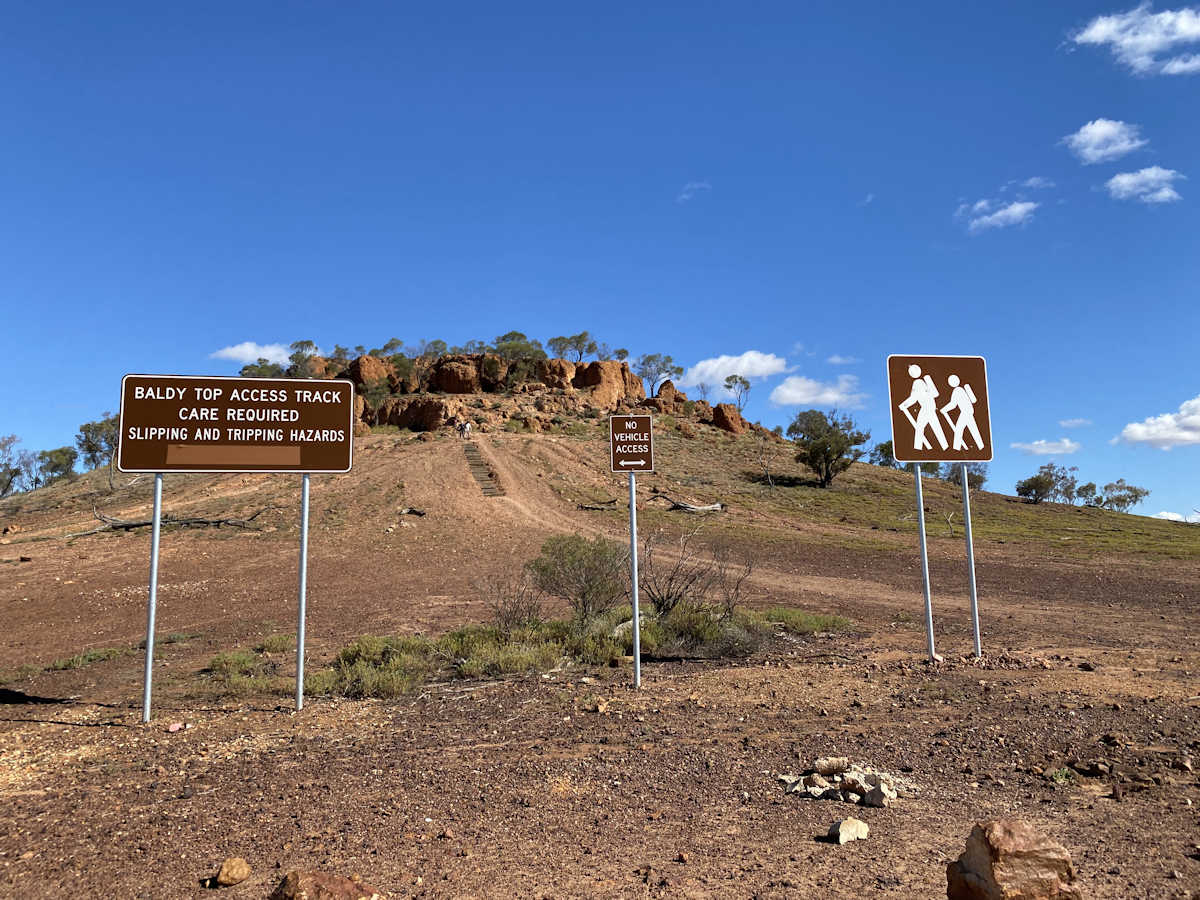 Climb Baldy Top at Quilpie, QLD - Camps Australia Wide
