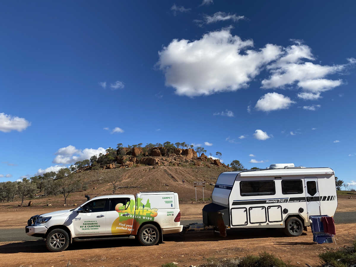 Climb Baldy Top at Quilpie, QLD - Camps Australia Wide