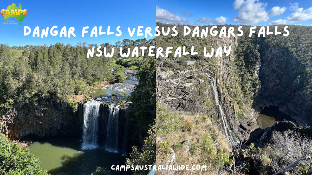 Dangar Falls versus Dangars Falls on the NSW Waterfall Way - Camps Australia Wide