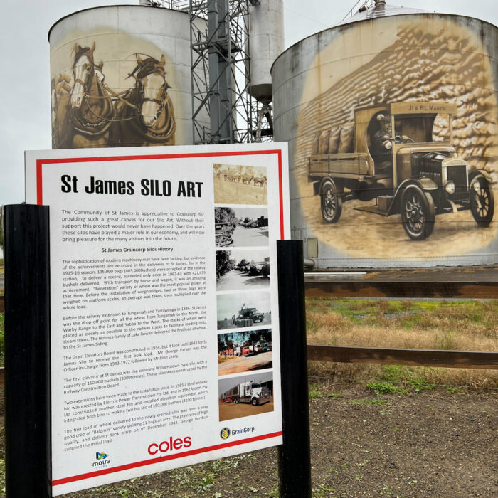 Highly recommend: Silo Art Trail, North East Victoria - Camps Australia ...