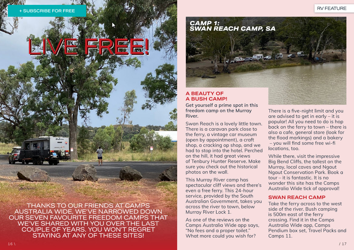 7 BEST FREE CAMPS - Camps Australia Wide