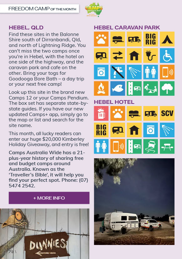 Freedom Camp of the Month: Hebel, QLD - Camps Australia Wide