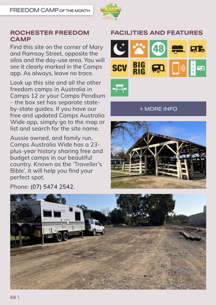 GoRV Freedom Camp of the Month: Silo Art Camp at Rochester, Victoria ...