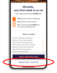 Free Trial Activation - Camps Australia Wide
