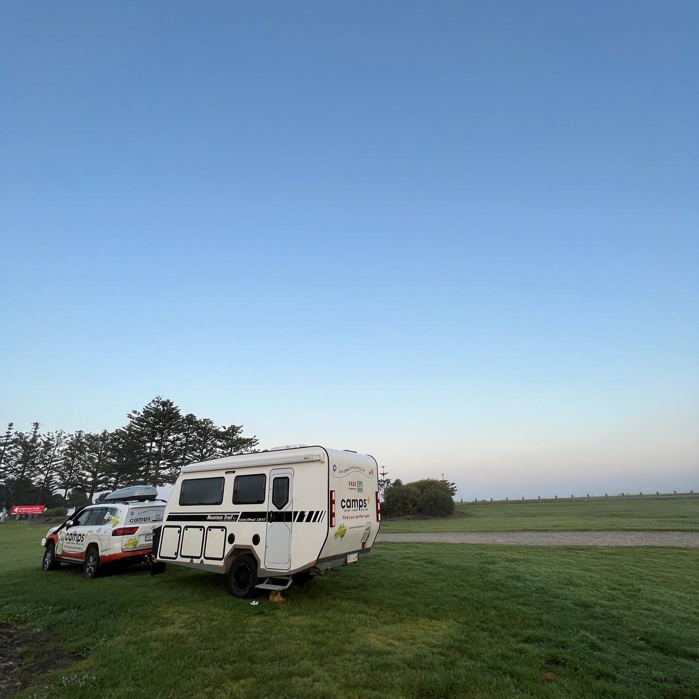 Beside the seaside at Kingston SE Jetty Parking Area - Camps Australia Wide