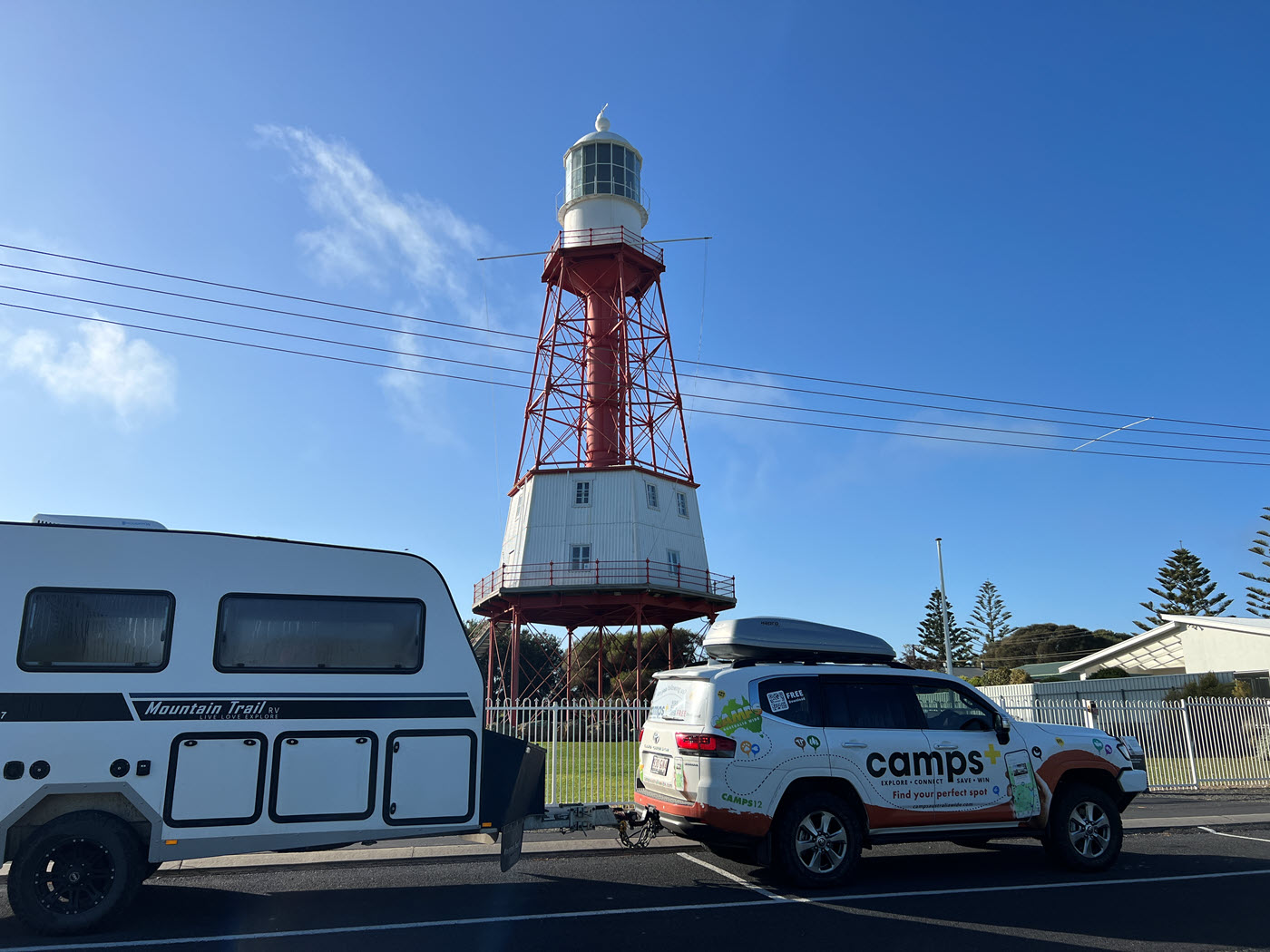 Beside the seaside at Kingston SE Jetty Parking Area - Camps Australia Wide