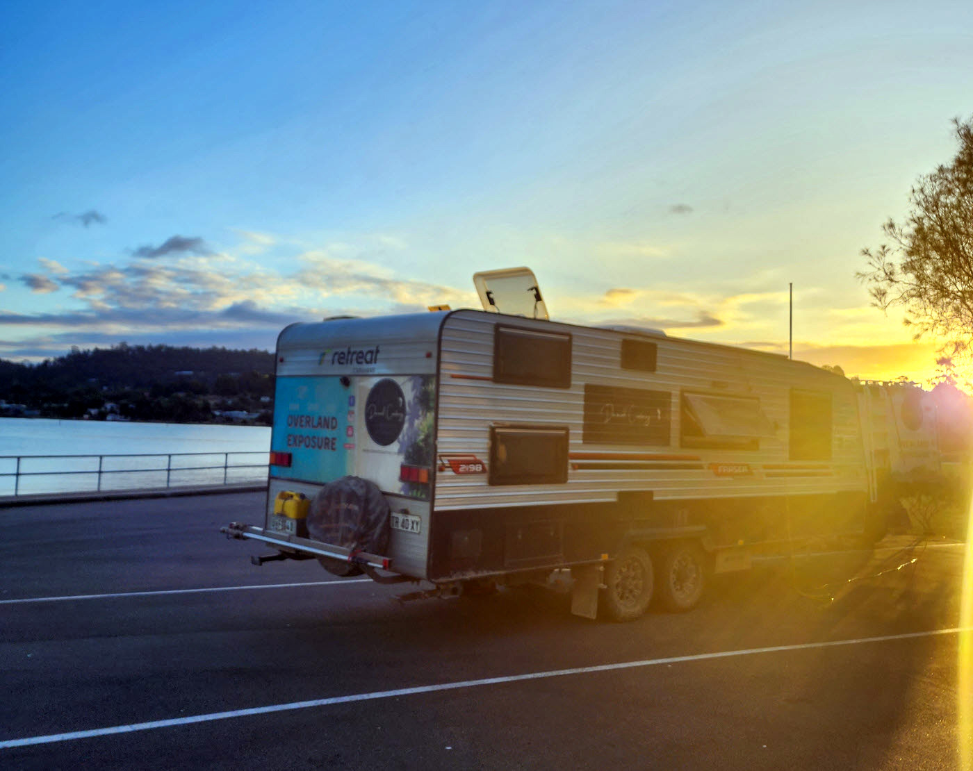 GoRV Freedom Camp of the Month: Rose Bay Park, Gravelly Beach, Tasmania ...